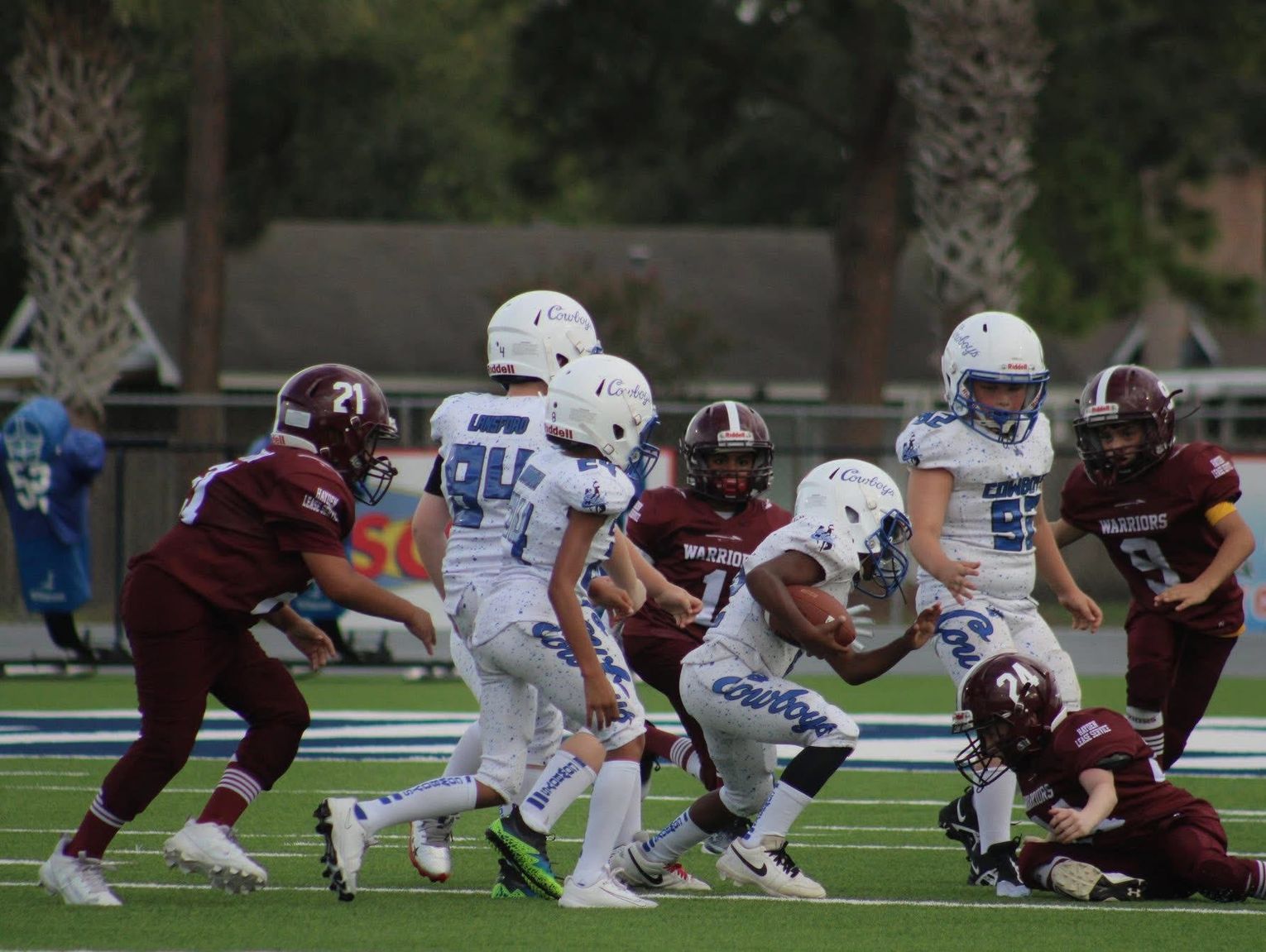 Junior football, Edna vs. Ganado