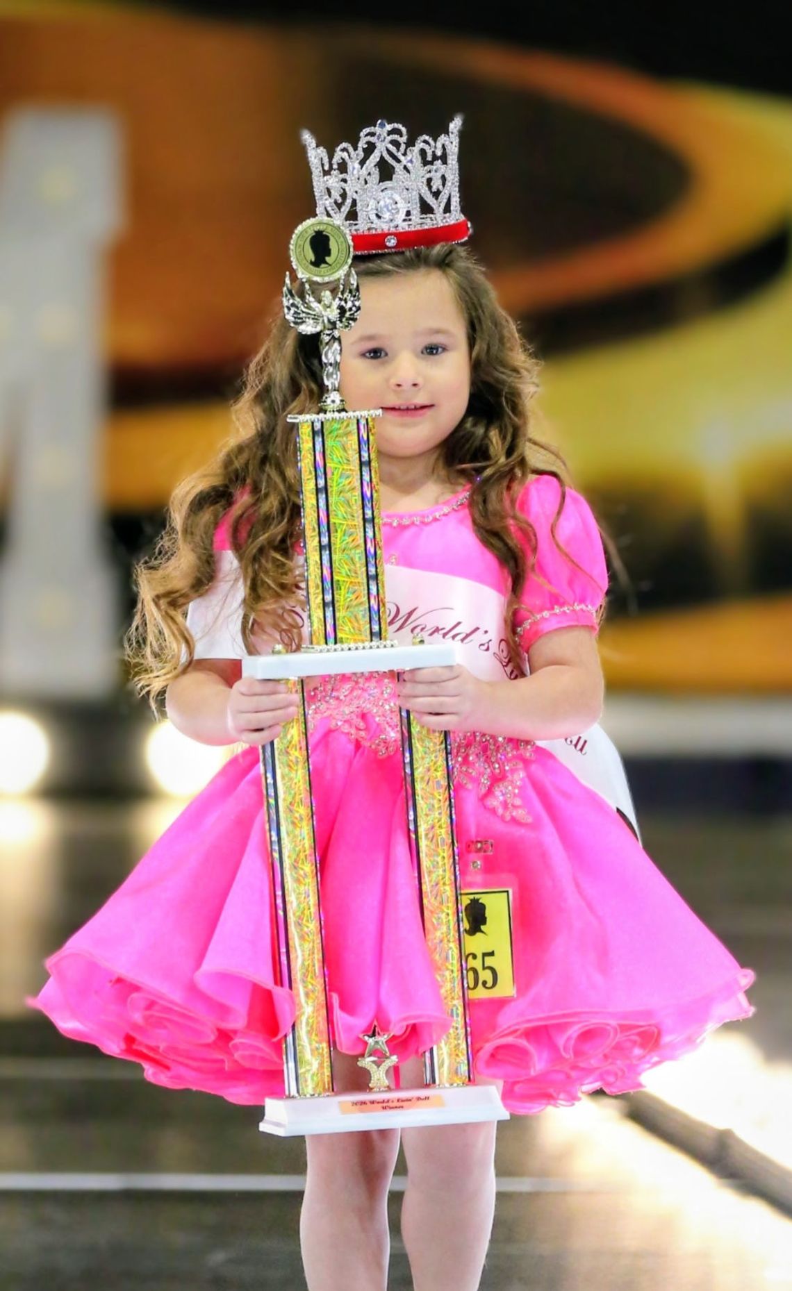 Beauty pageant winner